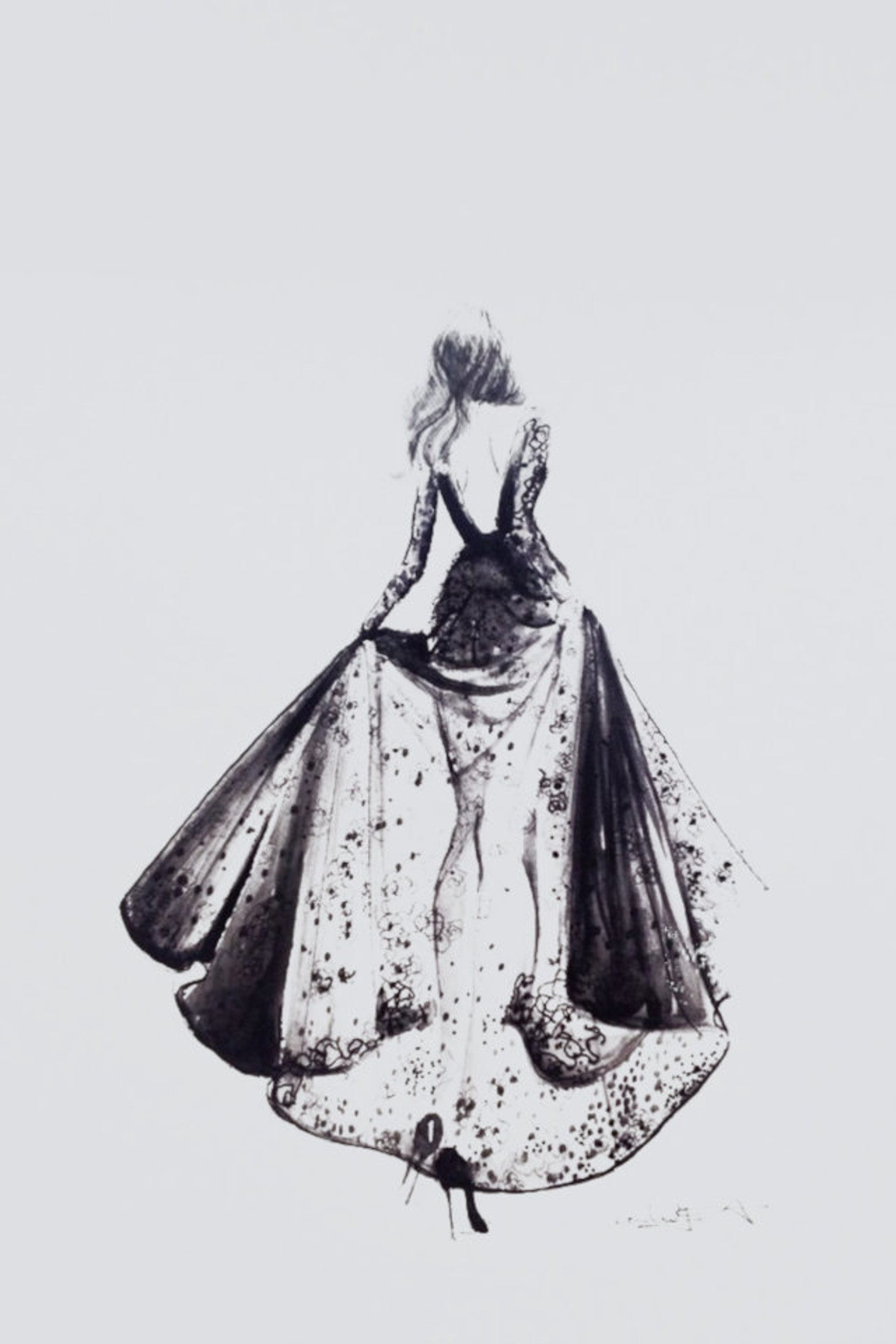 Dress Posters, Lipstick Wall Art, Scandinavian Design, Abstract Art ...