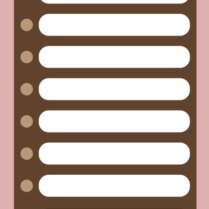 Downloadable to Do List Pink and Brown Template - Etsy
