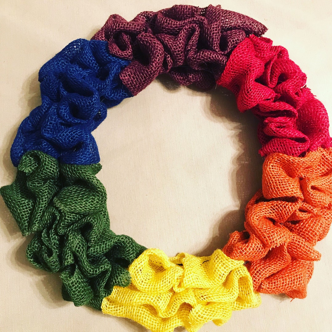 Pride Wreath Rainbow LGBTQ - Etsy