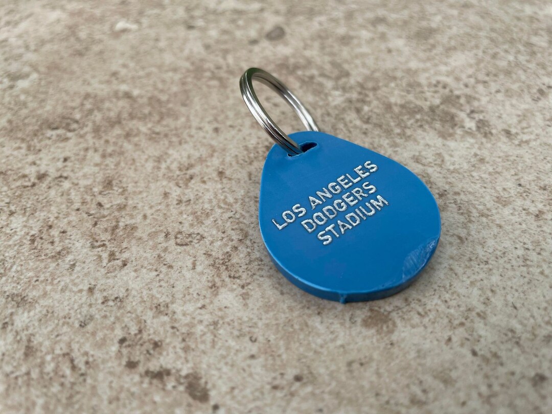 Los Angeles Dodger Stadium Plastic Stadium Seat Keychain Historic LA ...