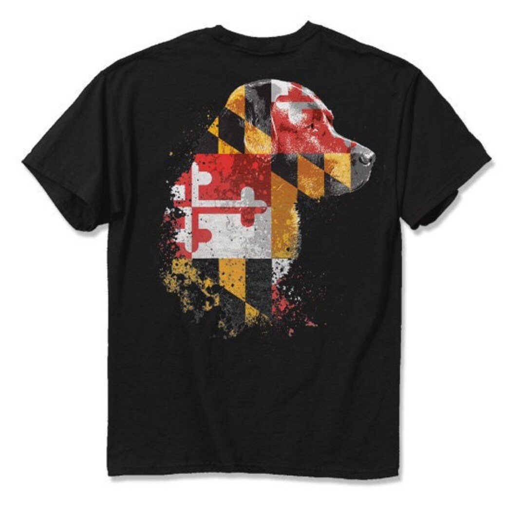 MD Lab Flag Filled 3x Chesapeake Retriever T-shirt Only 3X in Stock - Etsy