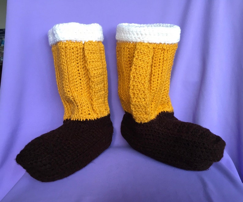 Beer Mug Novelty Slippers - Etsy