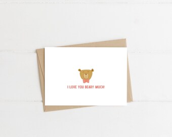 Love Pun Greeting Card 10 Styles - Etsy