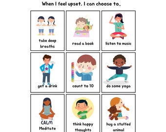 Calming Strategies Poster| Calm Down Corner| Emotions Chart for Kids ...