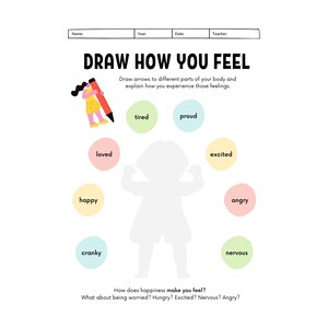 Social Emotional Learning Workbook for Kids - Etsy
