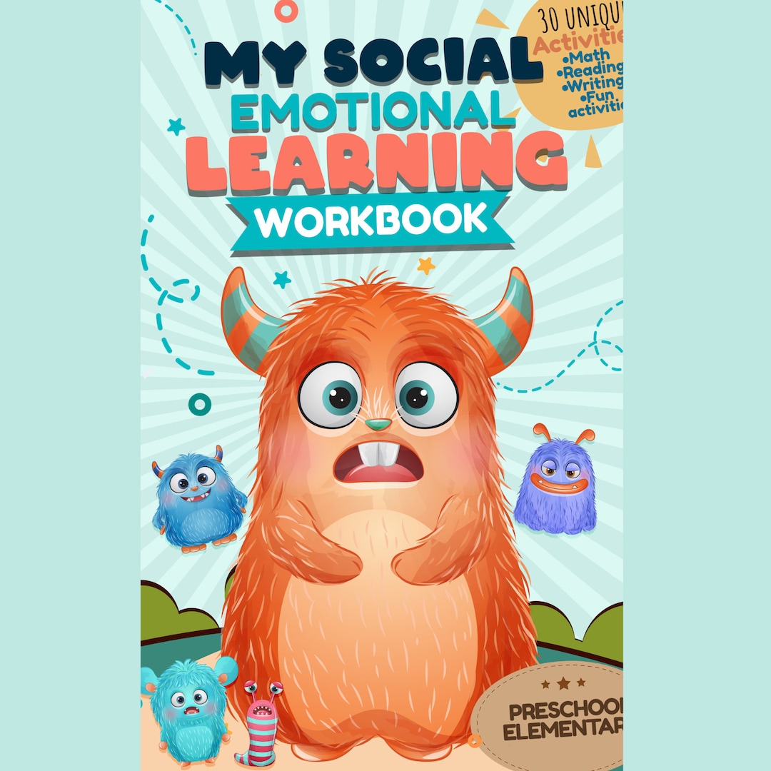 Social Emotional Learning Workbook for Kids - Etsy