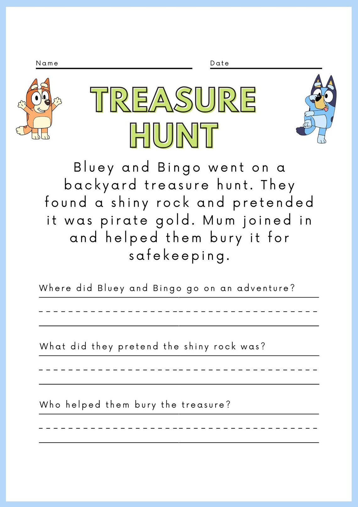 Bluey Academic Workbook-bluey Math-bluey Reading-bluey Worksheets for ...