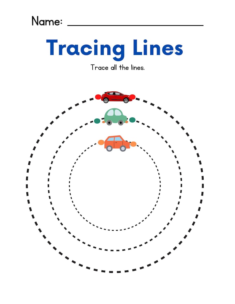 Trace| Tracing Worksheets| Fine Motor Worksheets| Handwriting & Fine ...