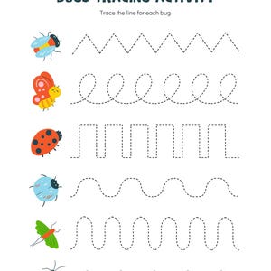 Trace| Tracing Worksheets| Fine Motor Worksheets| Handwriting & Fine ...