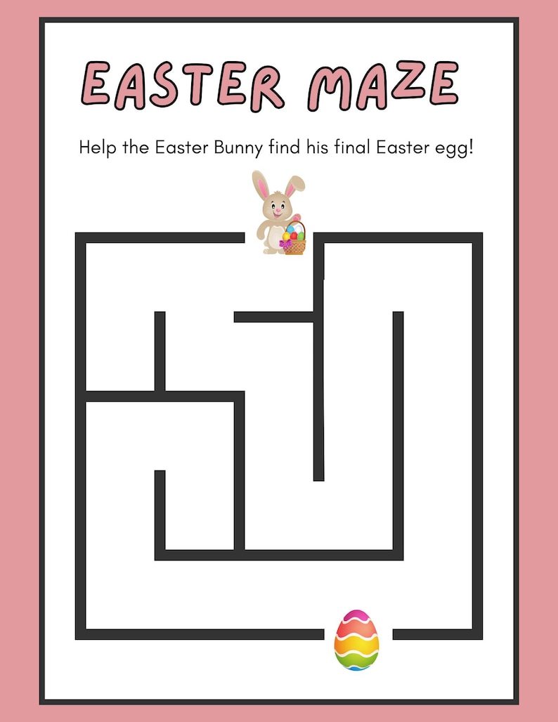 Easter Worksheets| Easter Math Worksheets| Easter Tracing| Easter Mazes ...