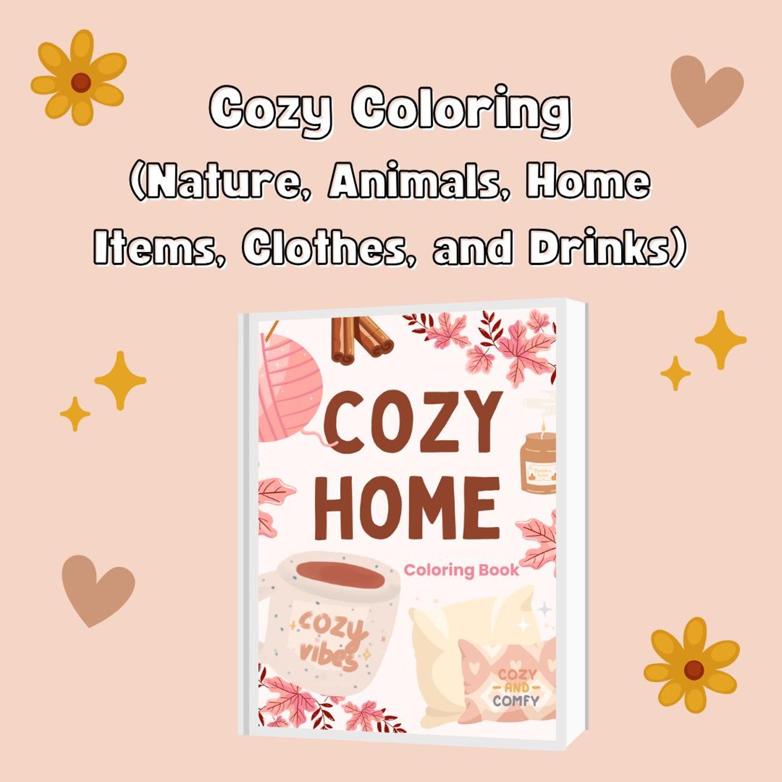 Cozy Home Coloring Book| Cozy Coloring| Cozy Coloring Book for Adults ...