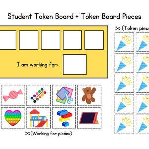 Behavior Chart Mini Bundle| My Behavior Chart I'm Working Towards Chart ...