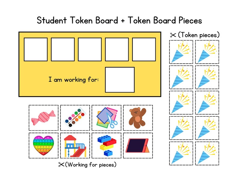 Behavior Chart Mini Bundle| My Behavior Chart I'm Working Towards Chart ...