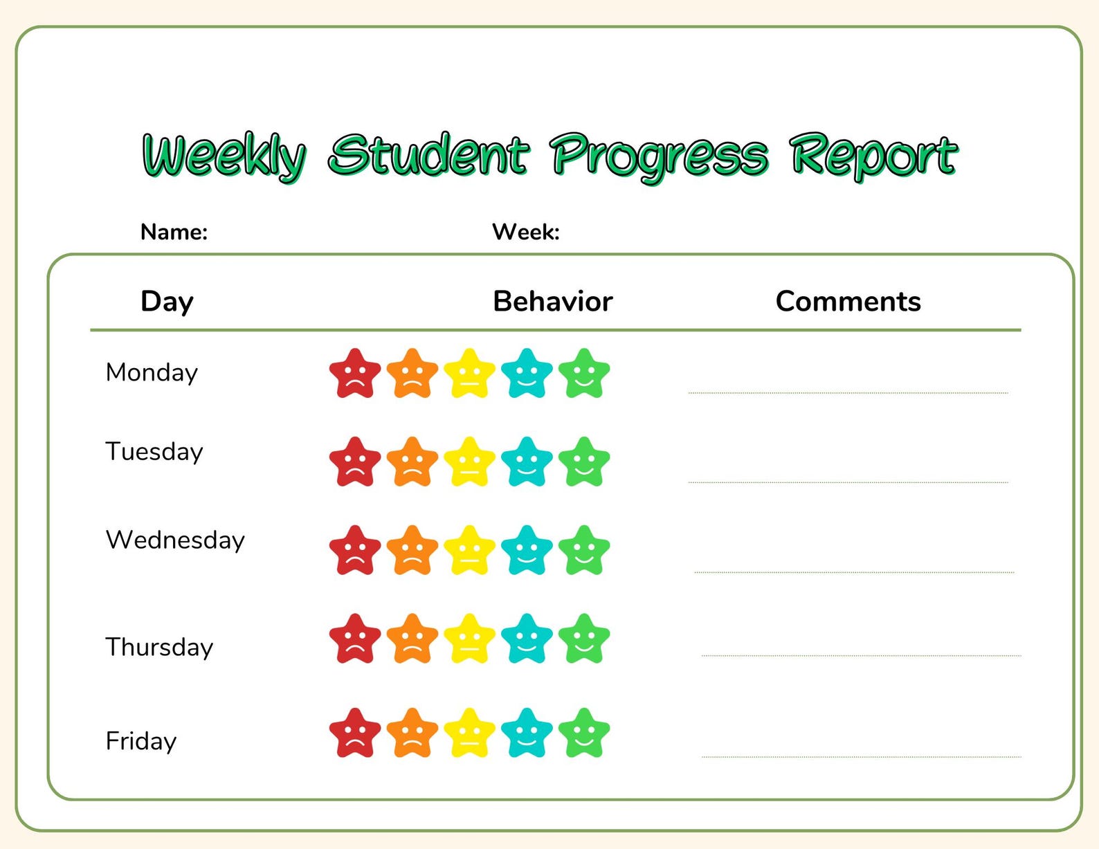 Behavior Chart Mini Bundle| My Behavior Chart I'm Working Towards Chart ...