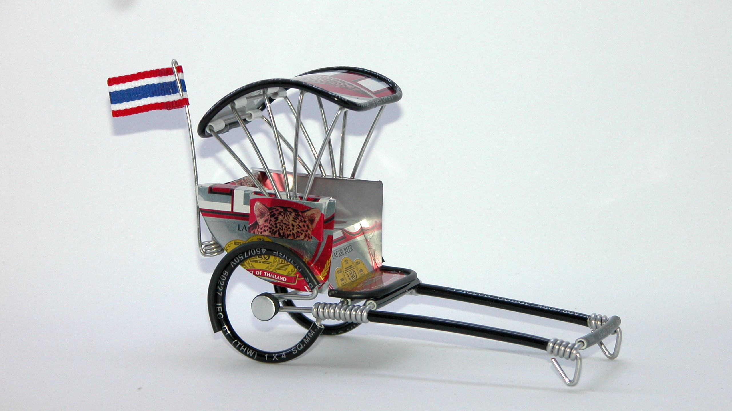 Handmade Miniature Pulled Rickshaw Model - Etsy