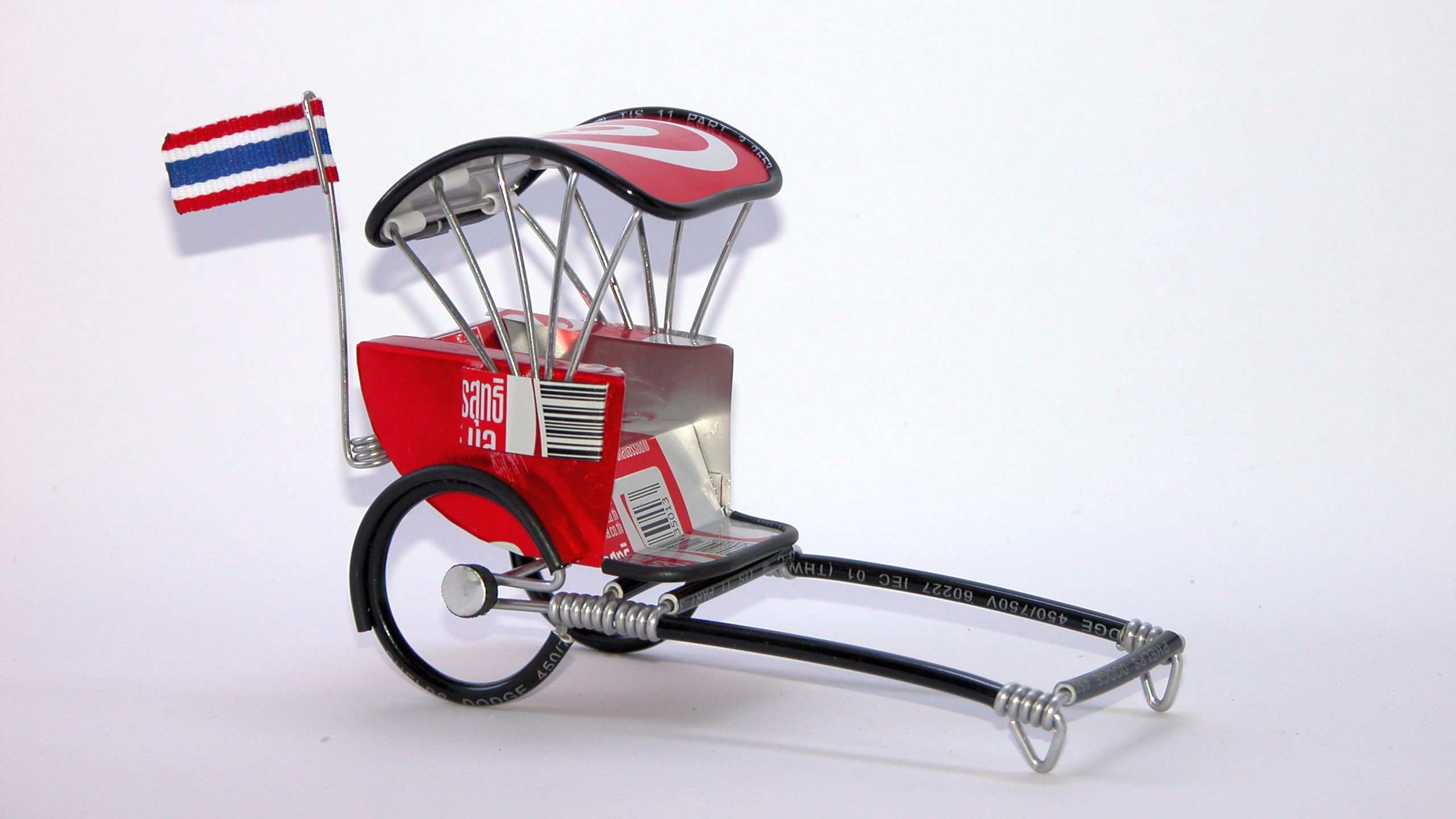 Handmade Miniature Pulled Rickshaw Model - Etsy