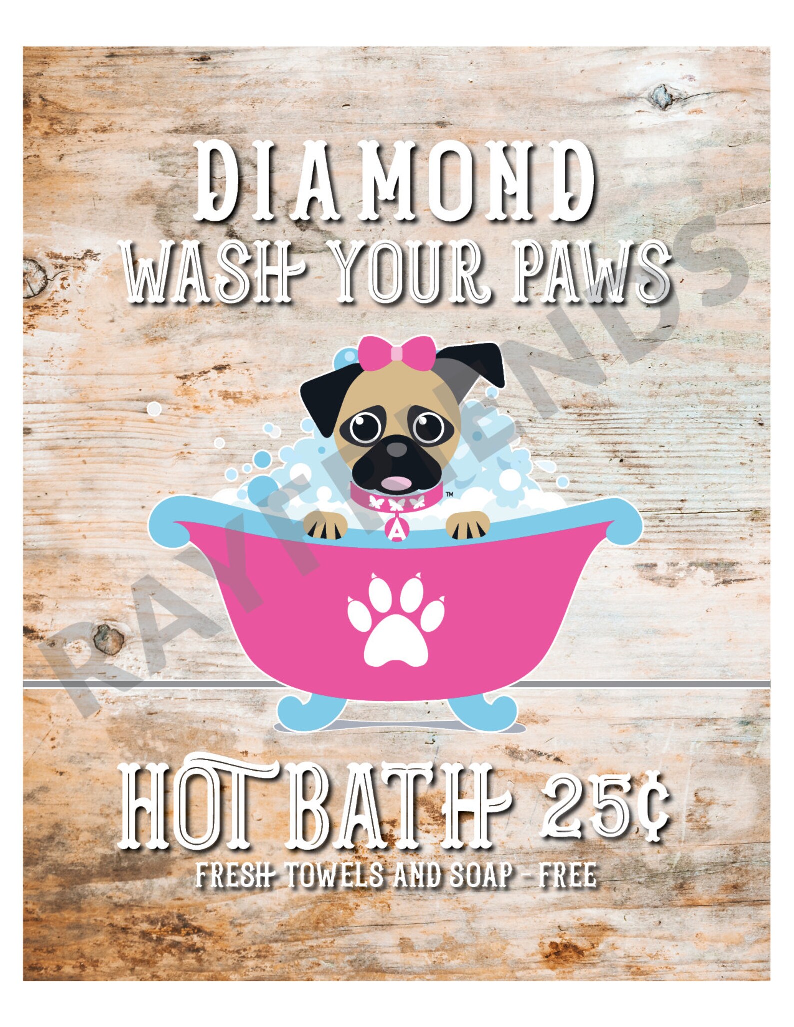 Your PET S NAME PRINT Customize 8x10 Print Pug Art Dog Wall Art your-pet-s-name-print-customize-8x10-print-pug-art-dog-wall-art