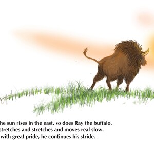 CHILDREN'S BOOK - the Story of Ray the Buffalo. Featuring Usa's ...