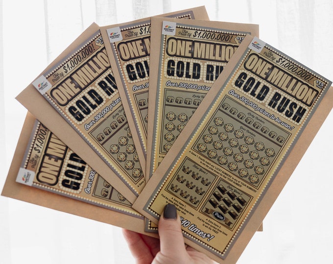 Pregnancy Announcement Fake Lottery Scratch off Tickets - for Baby ...