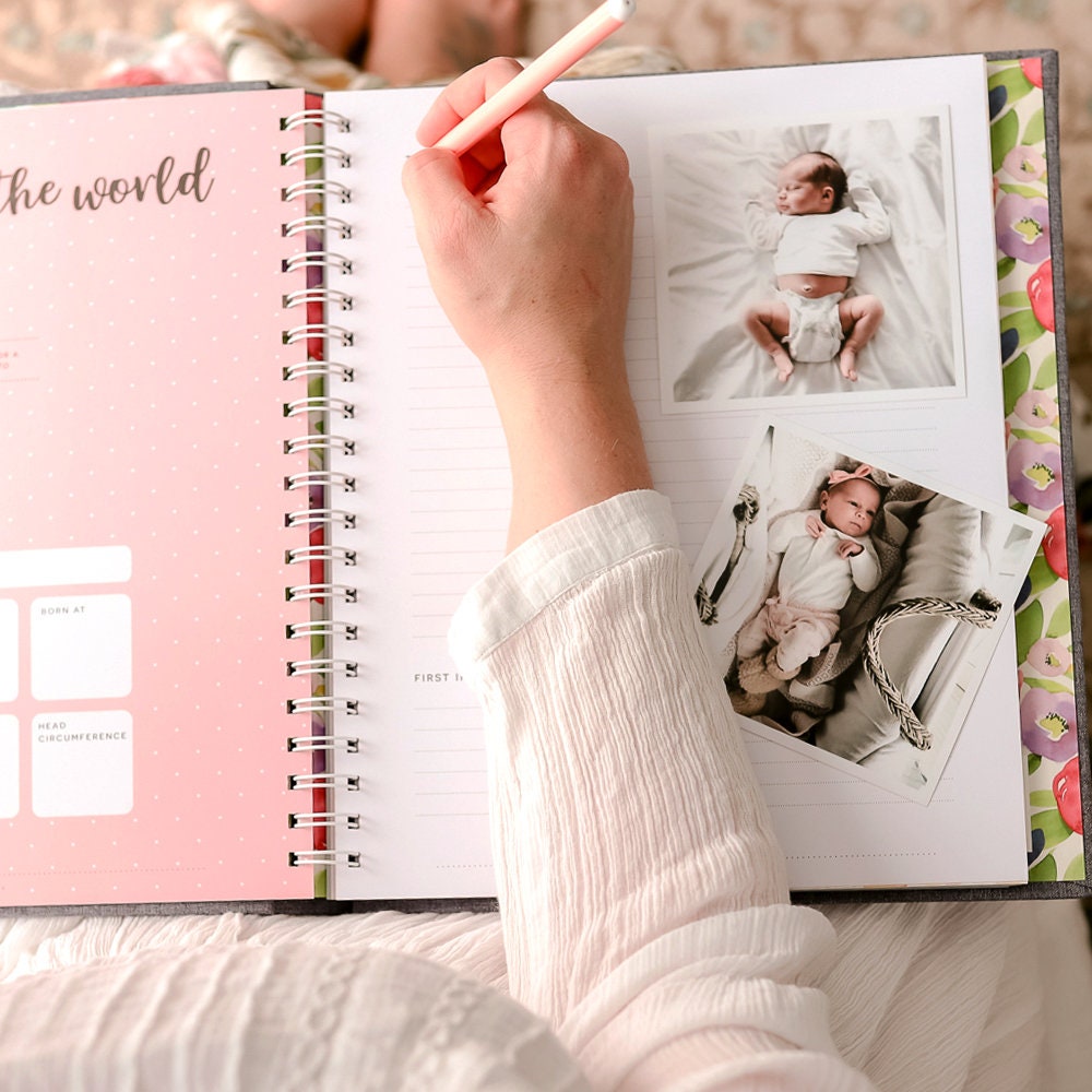Baby Memory Book for Girls Photo Keepsake to Record - Etsy
