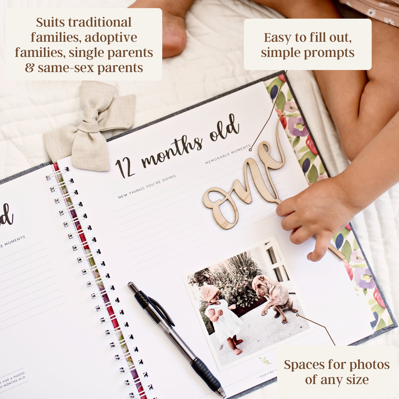 Baby Memory Book for Girls Photo Keepsake to Record - Etsy