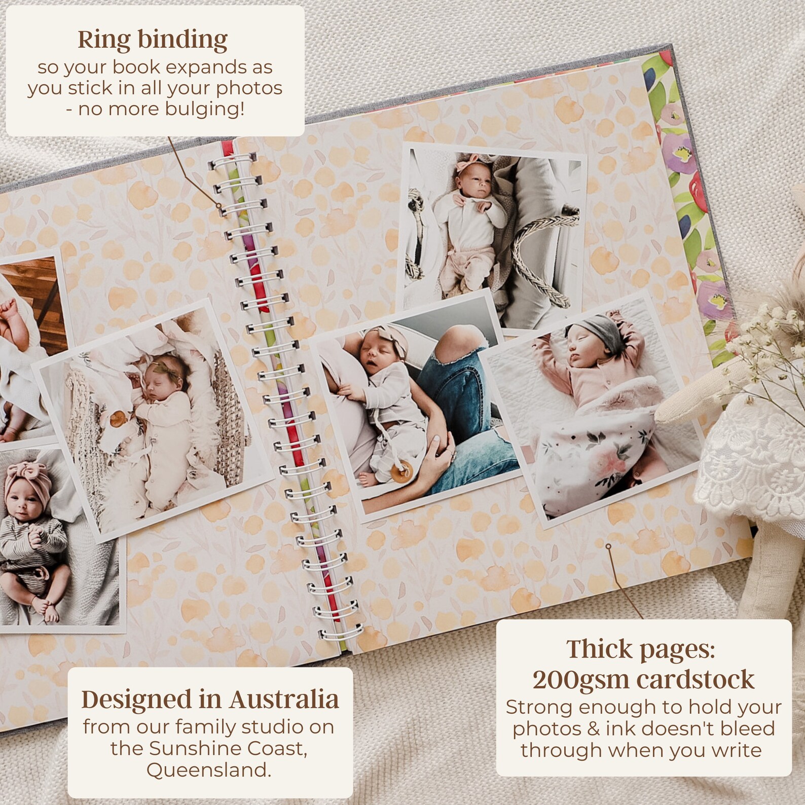 Baby Memory Book for Girls Photo Keepsake to Record - Etsy