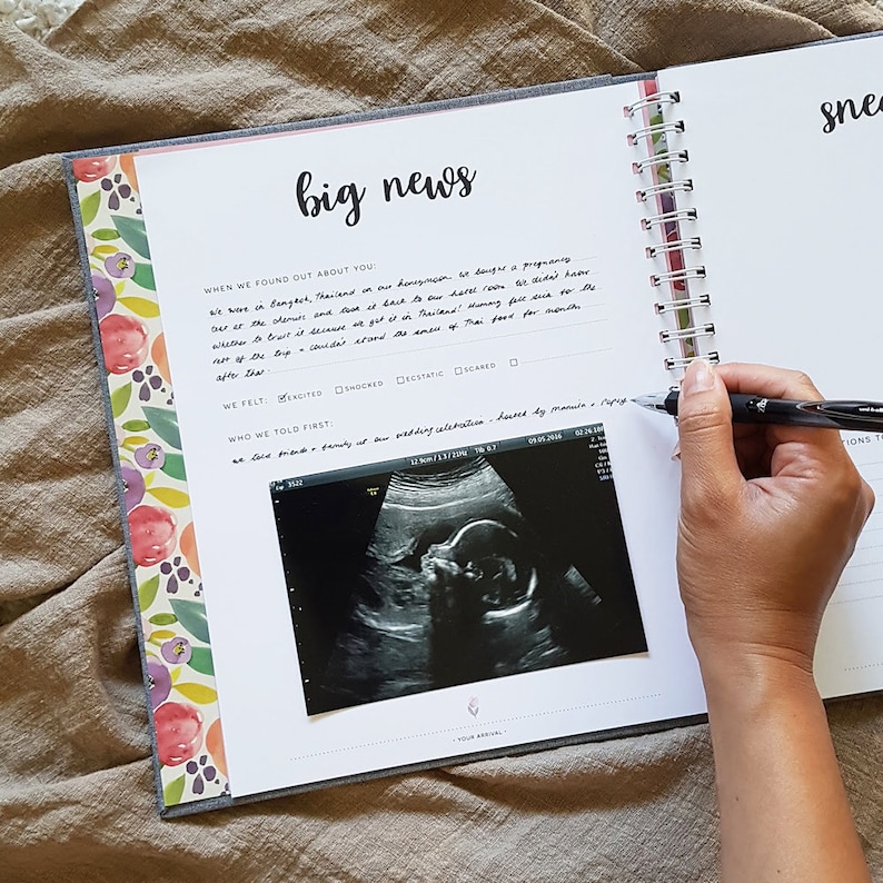 Baby Memory Book For Girls Photo Keepsake to Record | Etsy