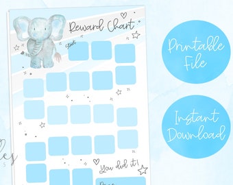 Elephant Reward Chart - Etsy