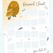 Magical Owl Reward Chart Digital Download Printable Reward Chart Owl ...