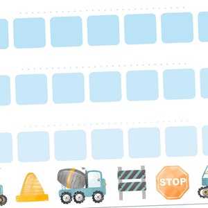 Digger Reward Chart Digital Download Printable Reward Chart ...