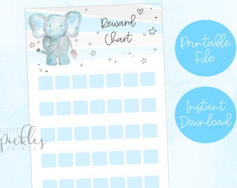 Elephant Reward Chart - Etsy