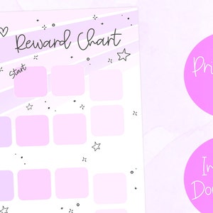 Owl Reward Chart - Digital Download - Printable Reward Chart - Owl ...