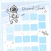 Space Reward Chart Digital Download Printable Reward Chart Space ...