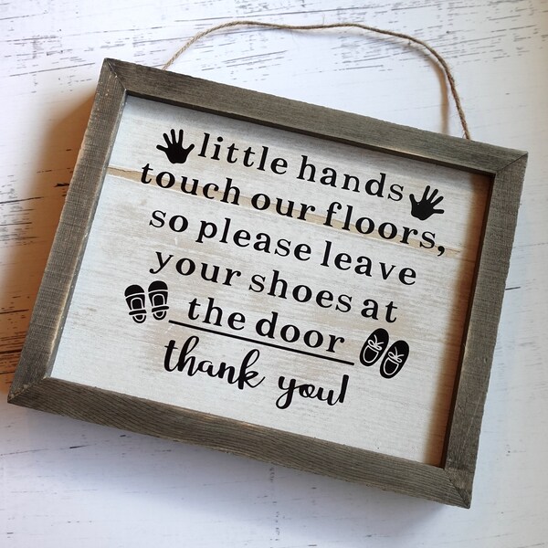 Remove Shoes Sign - Etsy