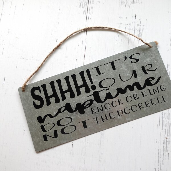 Nap Time Sign - Etsy