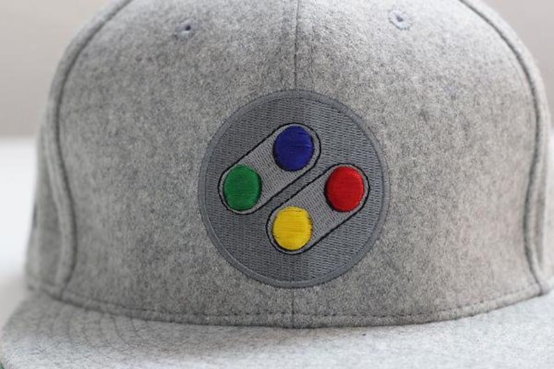 Gaming Hat SNES SFC Gamer Hats Snapback Super Nintendo Super Famicom - Etsy