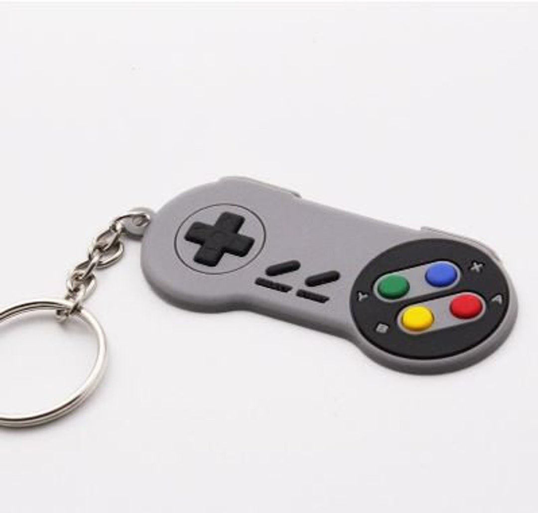 Gaming Super Nintendo SNES SFC Controller Keychain - Etsy