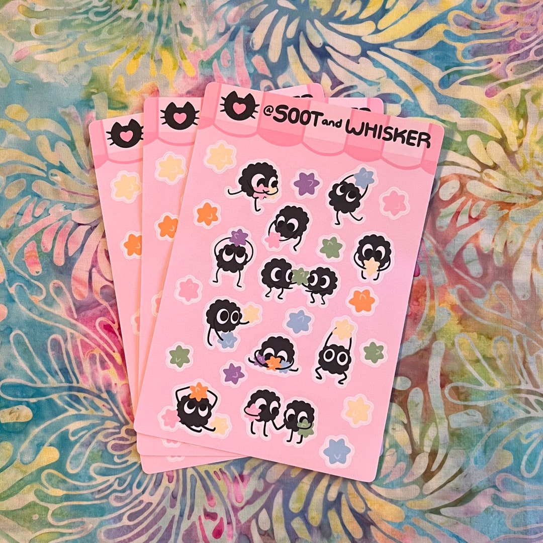 SOOT SPRITES || Stationary or Vinyl Sticker Sheet - Etsy