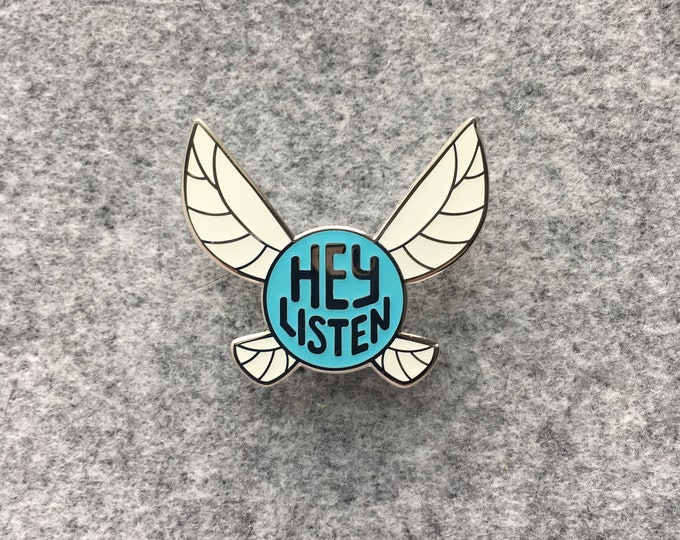 Glow in the Dark Navi the Fairy Hard Enamel Pin // Inspired - Etsy