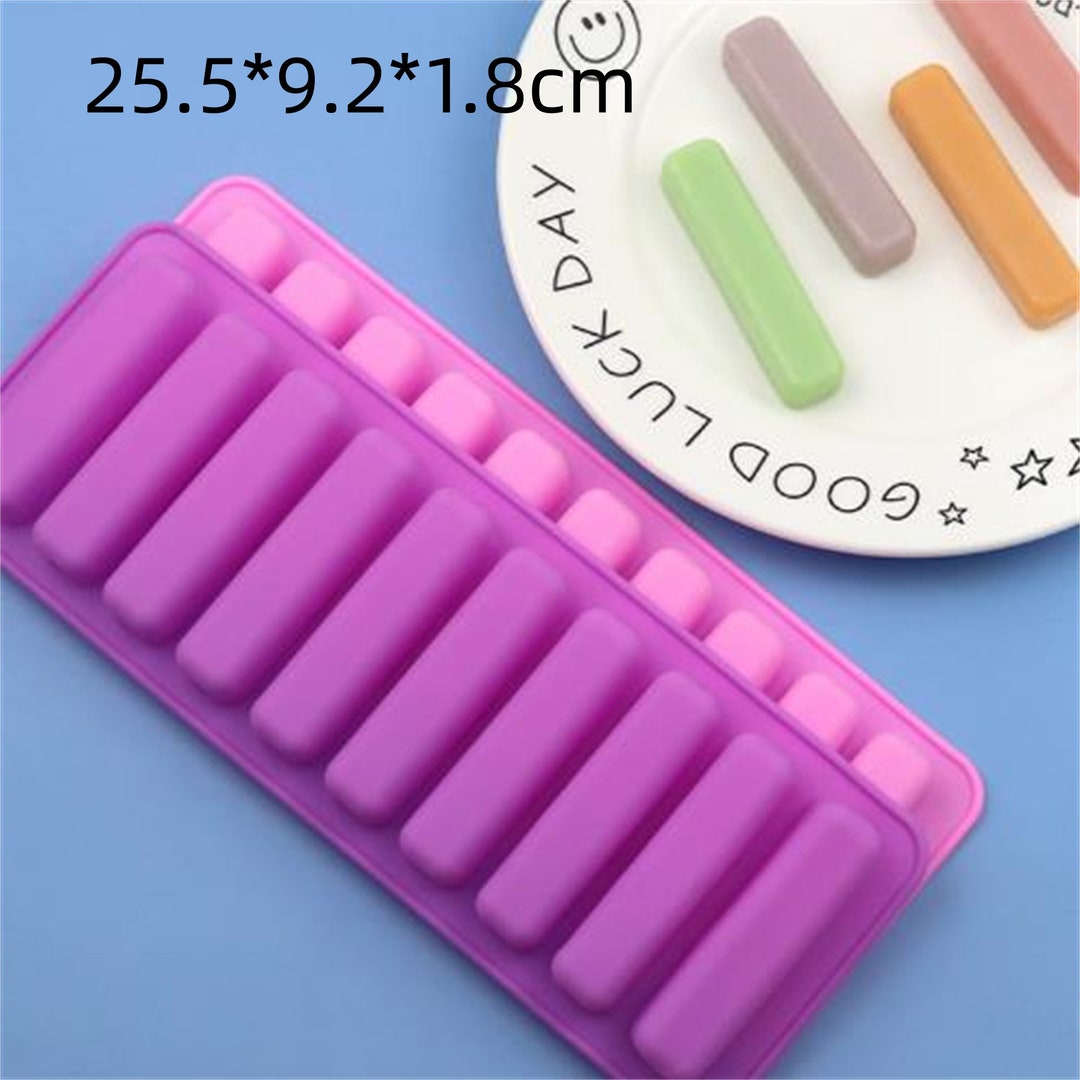 10-cavity Finger Biscuit Mold Cake Mold Flexible Silicone - Etsy