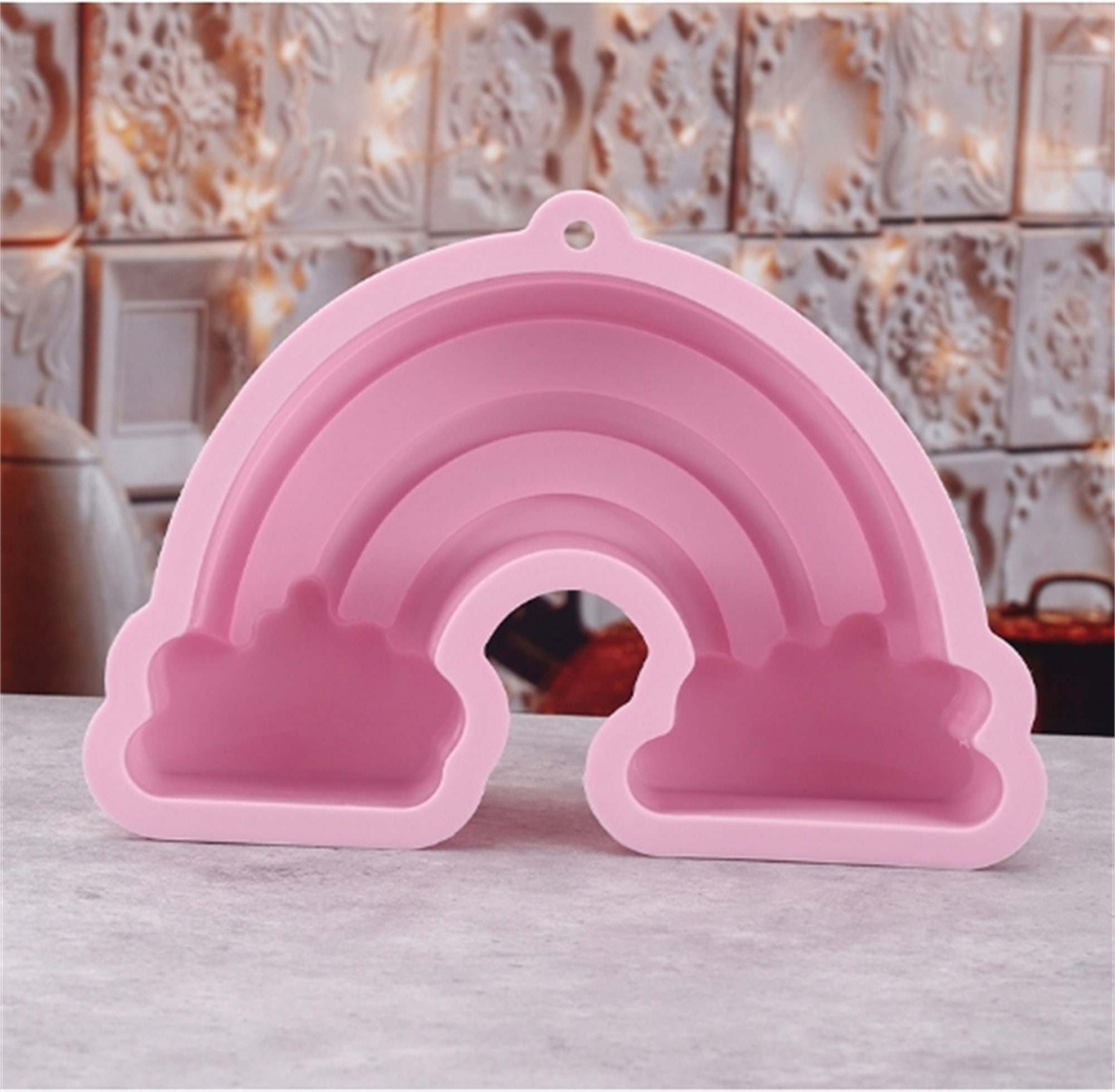 Big Rainbow Cake Pan Soap Molds Cake Mold Flexible Silicone - Etsy