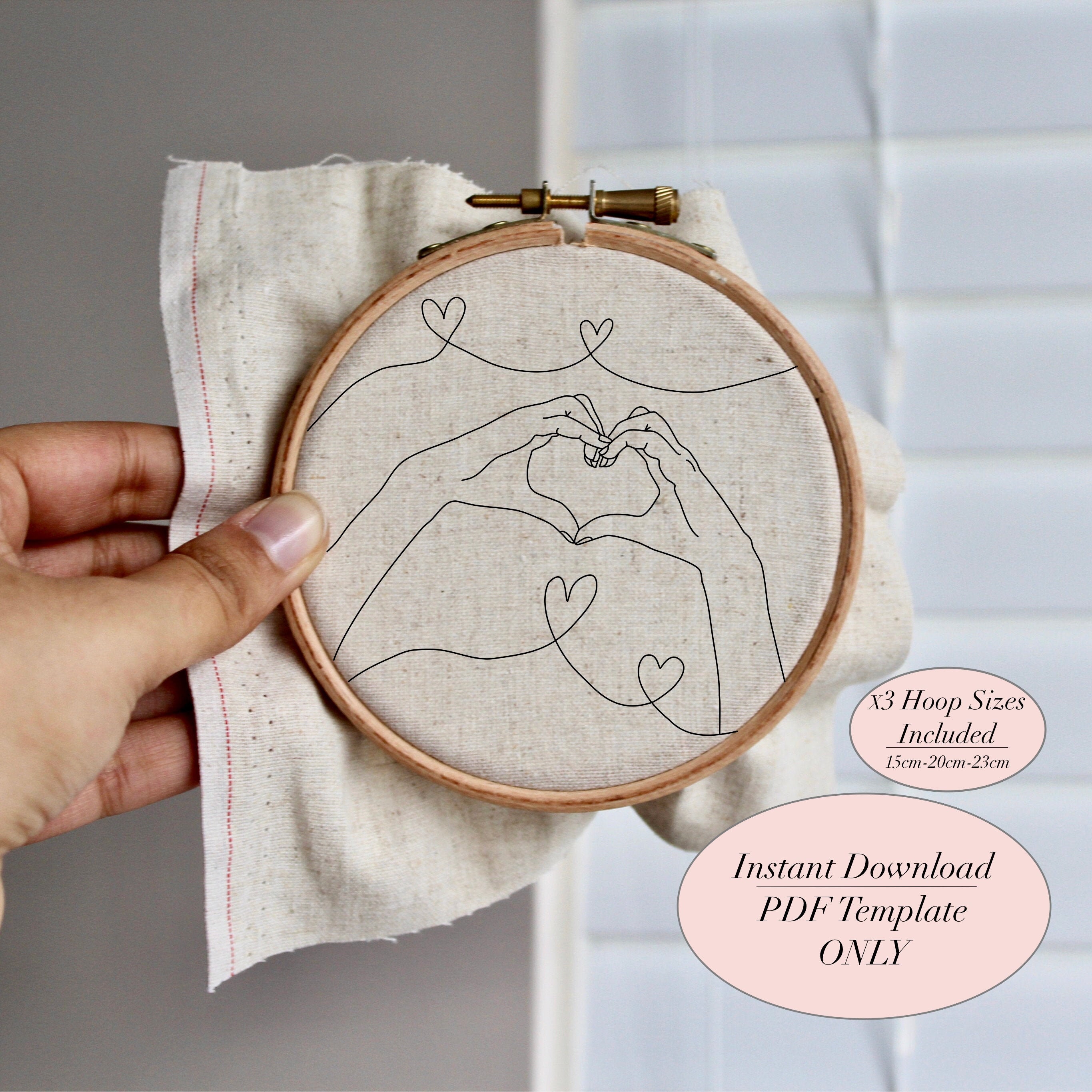 Easy Beginner Embroidery Pattern Digital Download PDF Kit Beginners PDF ...