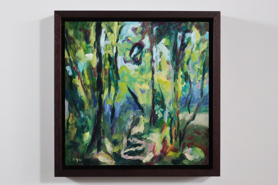 Colorful Path Through Nature Oil Painting Delightful Fauvism - Etsy