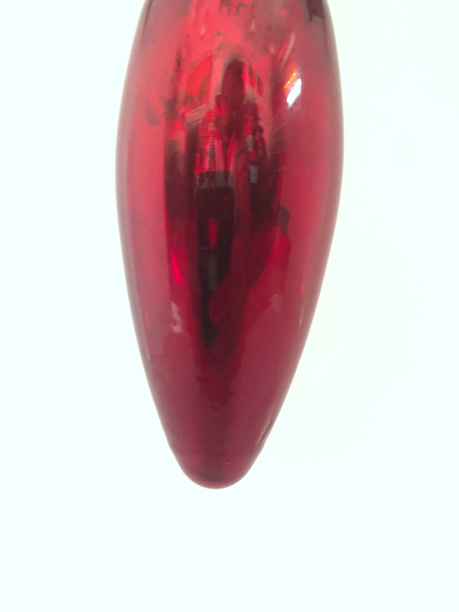 Nice Vintage Style Decoration Glass Ball Beautiful Red Glass - Etsy