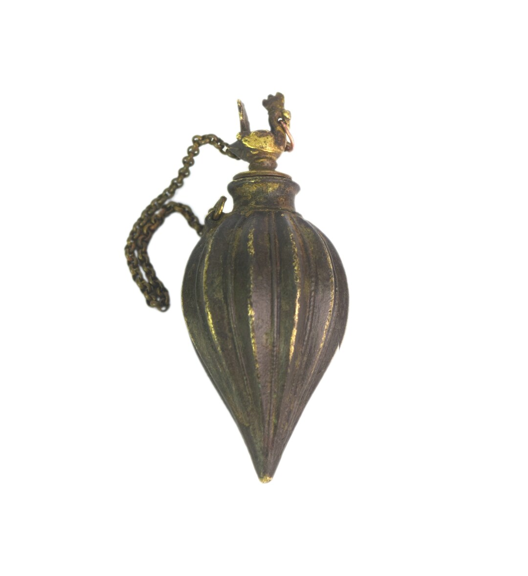 Indian Tribal Brass Chuna Dani Box With Original Chain - Etsy