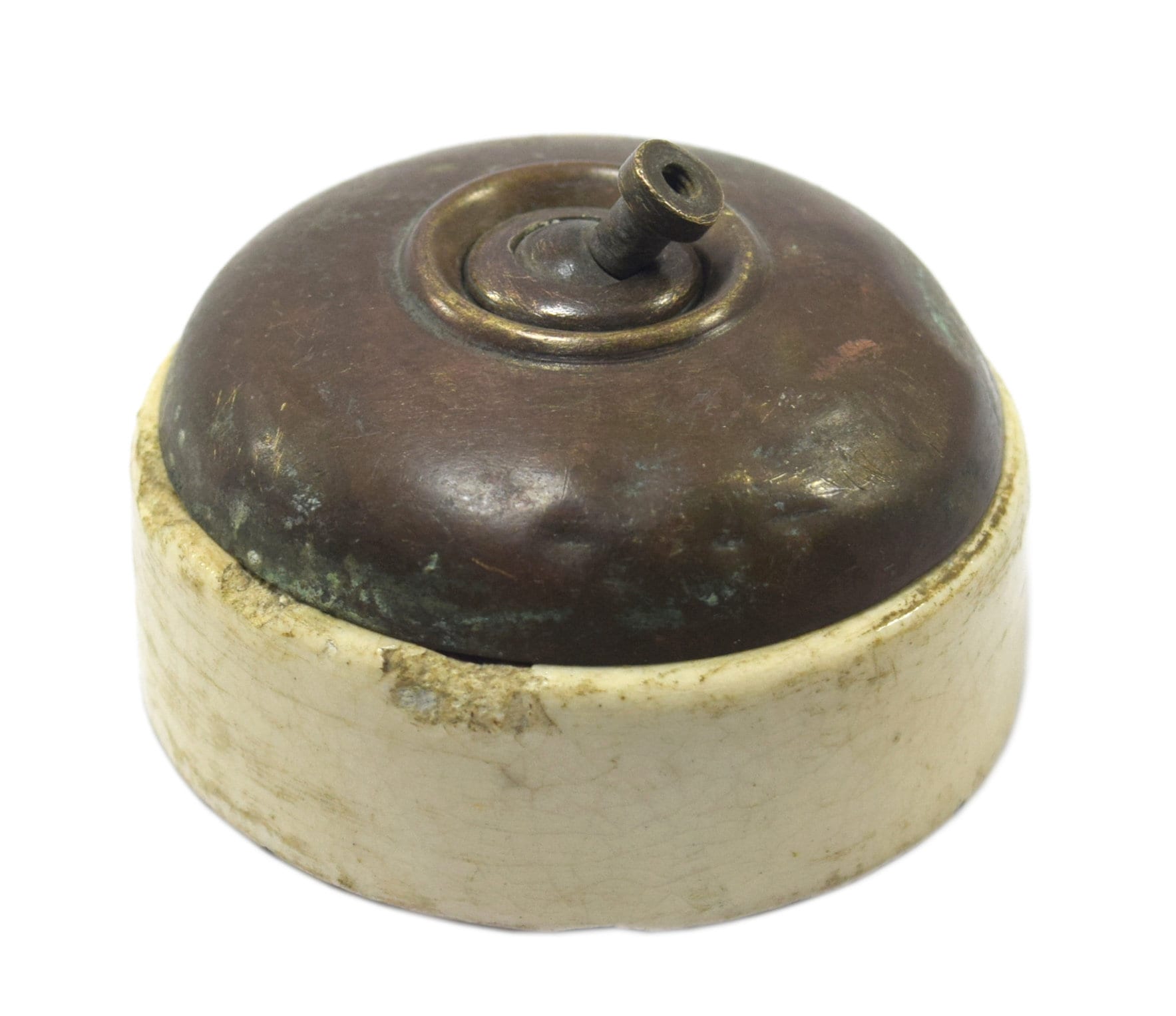 Vintage Vitreous Germany Made Electric Light Switches Brass & Ceramic ...