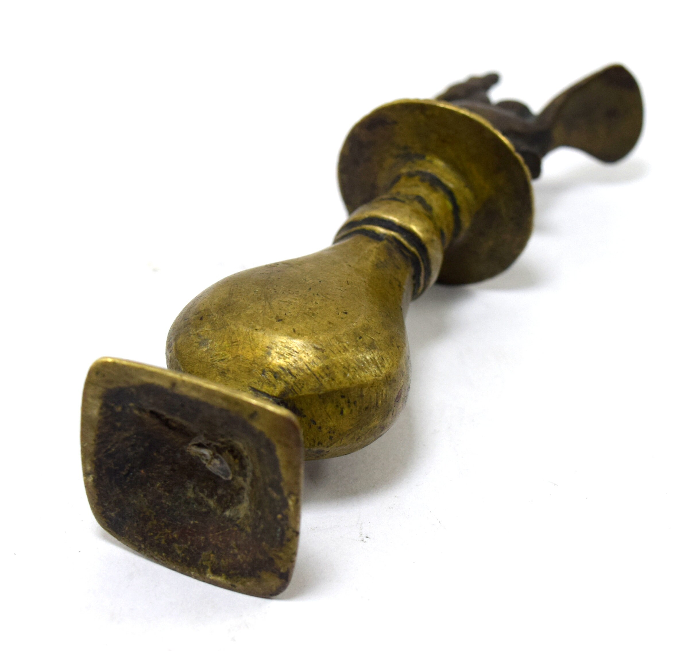 Indian Traditional Brass Surma Dani Collyrium Powder Box Women Eye ...