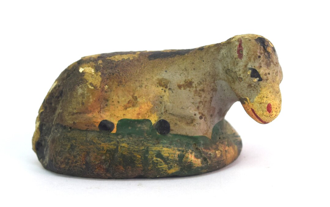 Home Decorative Old Clay Made Goat Shape Toy Unique Playing - Etsy