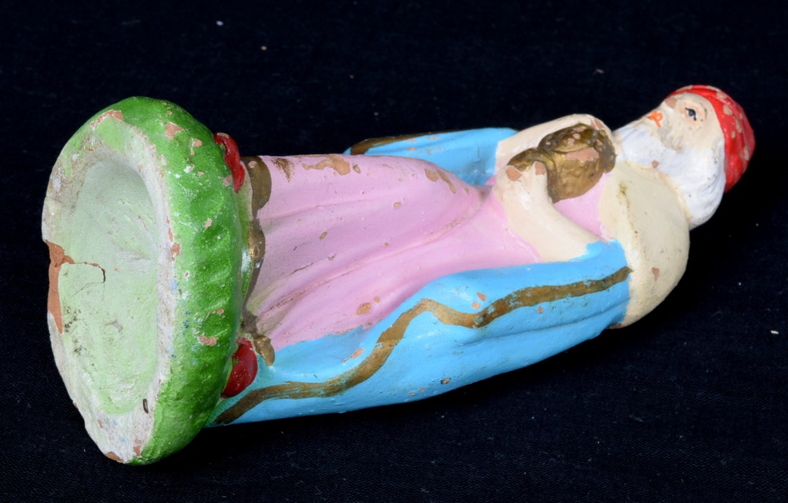 Nice Vintage Decorative Beautiful Figure of Old Man Clay - Etsy