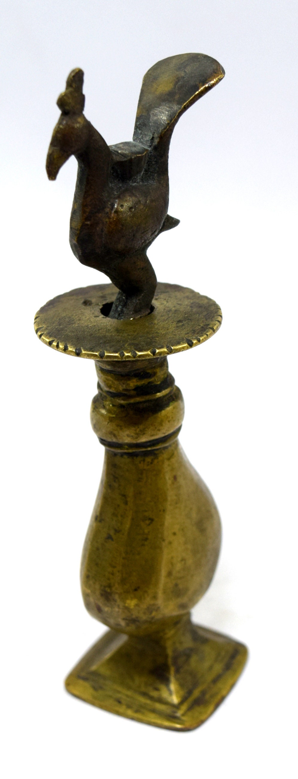 Indian Traditional Brass Surma Dani Collyrium Powder Box Women Eye ...